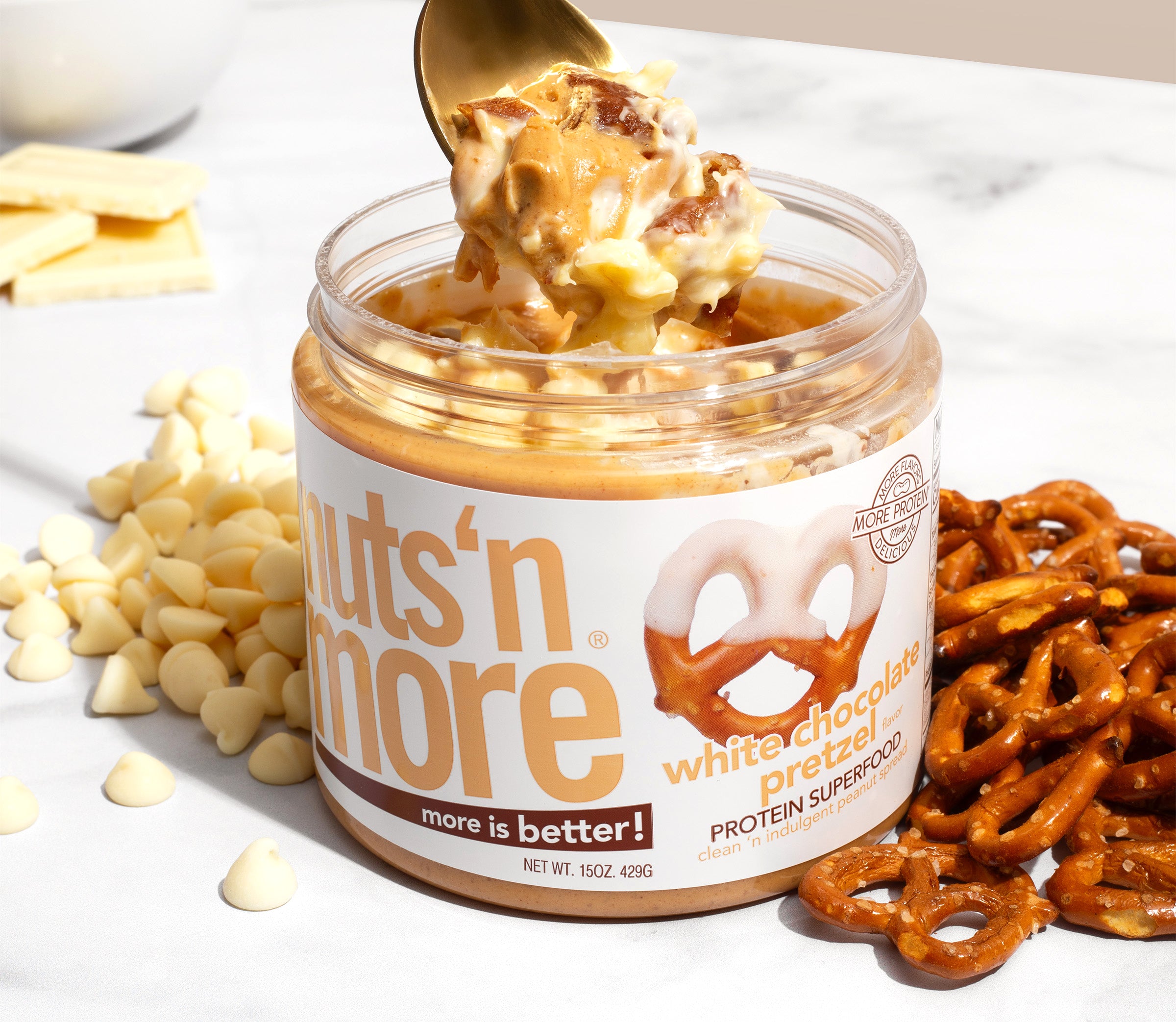 Nuts 'N More | High Protein Foods | Almond & Peanut Butter Spreads ...
