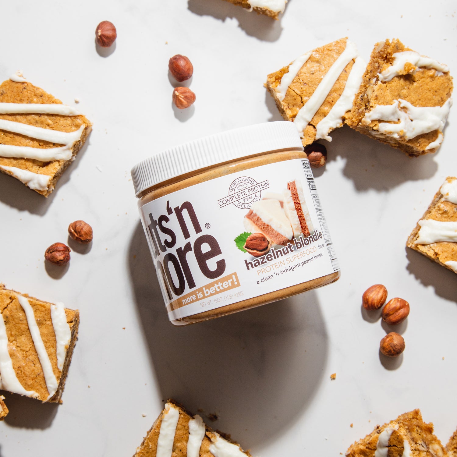 High Protein Hazelnut Spreads
